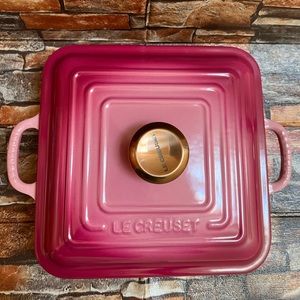 Le Creuset | Kitchen | Le Creuset Square Signature Cast Iron Berry ...